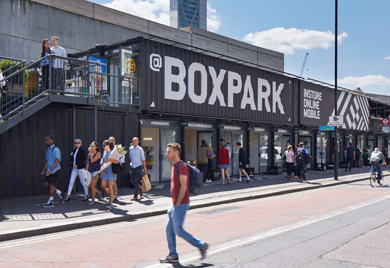 Shipping containers converted into Croydon restaurant hub