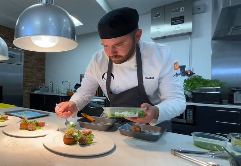 Aramark's chef of the year just delighted to be back in the kitchen