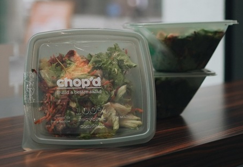 Chop'd champions fully circular solution for menu packaging