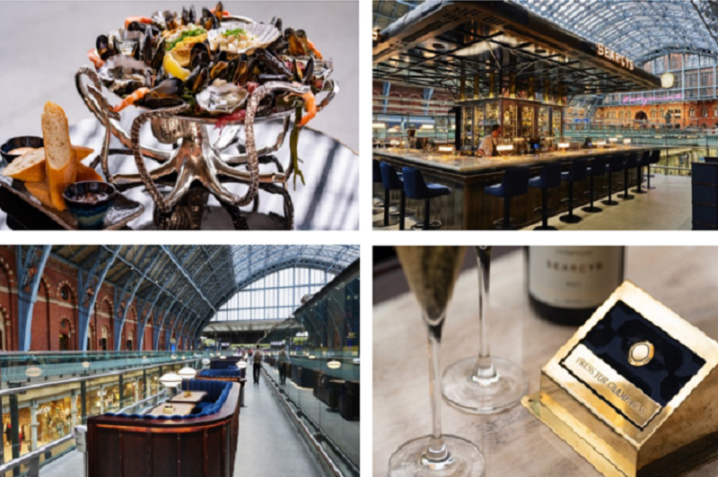 Searcys’ revamped St Pancras Champagne Bar relaunches with seafood on ...