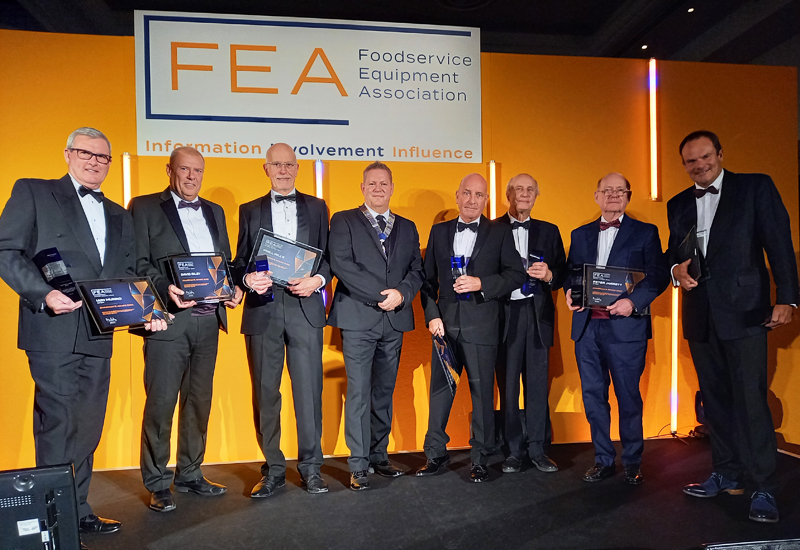 Awards handed to eight catering equipment industry stalwarts